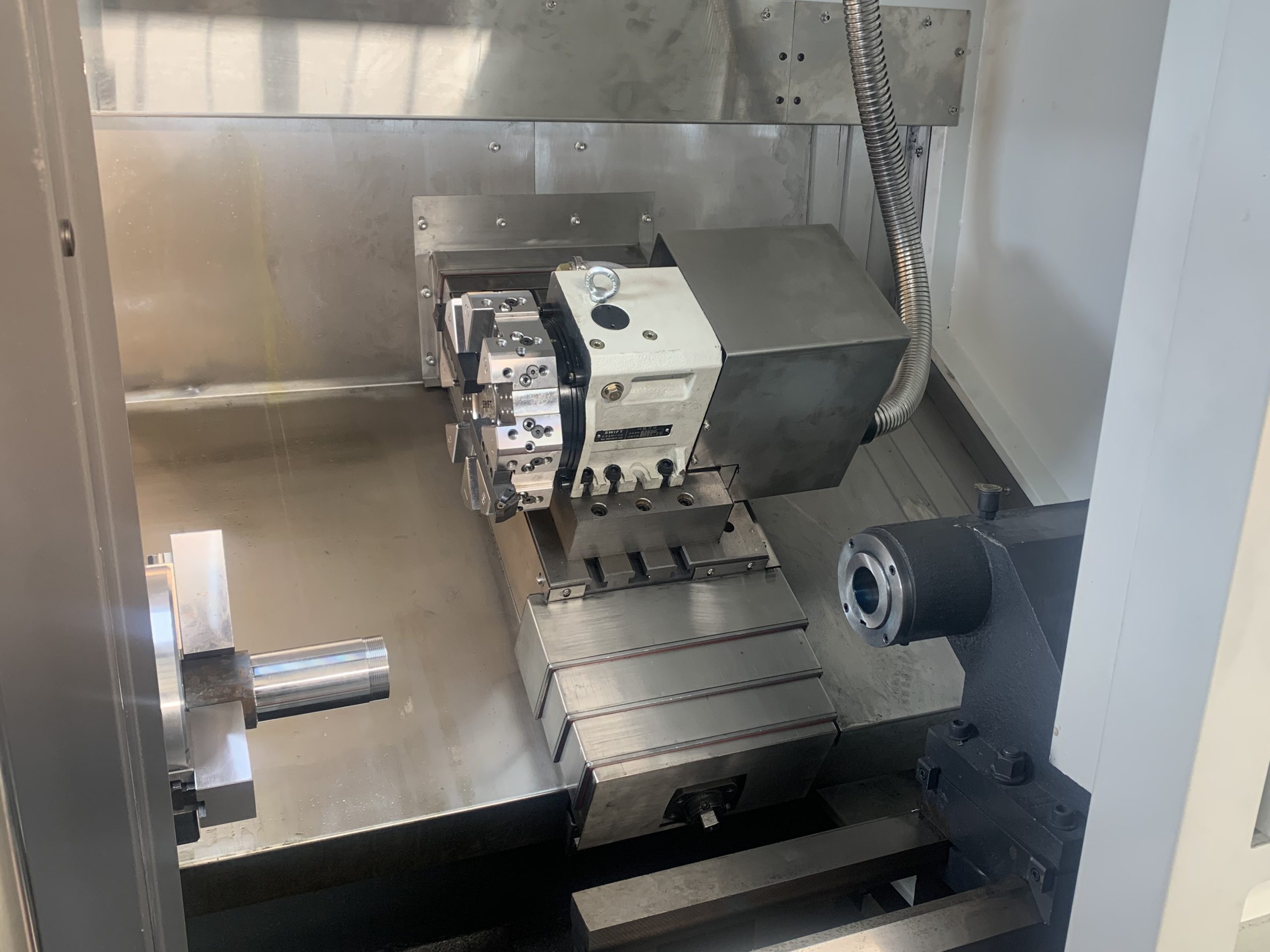 Five technical advantages of slant bed CNC lathes - TAIAN YUZHUO MACHINERY